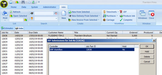 Fujifilms XMF Workflow wird in die MIS-Systeme EFI Pace und Tharstern ...