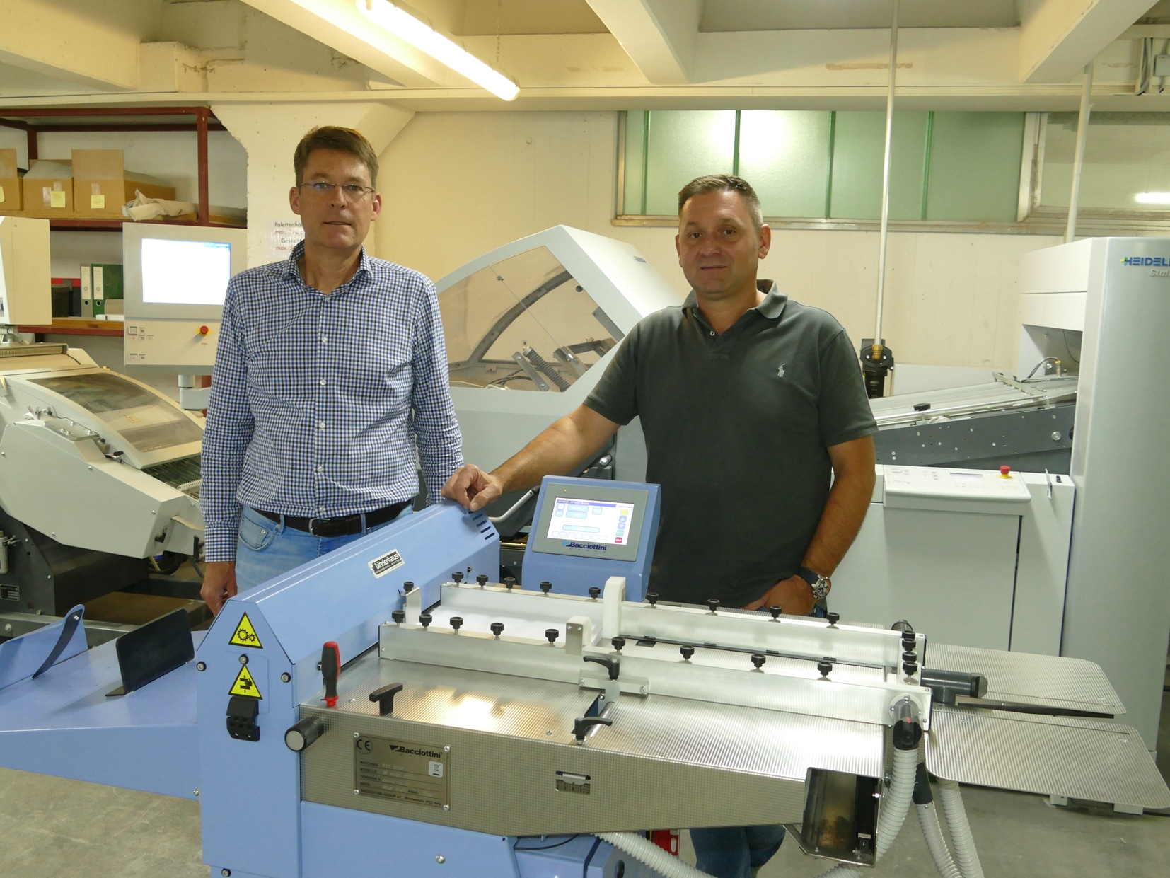 binderhaus ersetzt den Buchdruck durch Balkenrillmaschine bei RCDruck ...